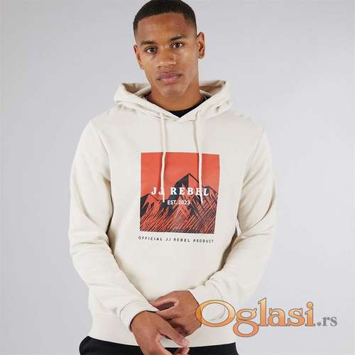 JJ REBEL Mens Raven Hoodie