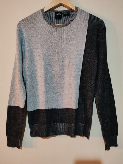 ARMANI EXCHANGE KNIT REBRASTA BLUZA 100%PAMUK M/L