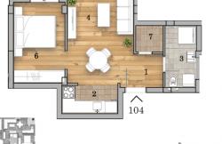Prodajem Stan-Apartman, Telep, Novi Sad, €128.800
