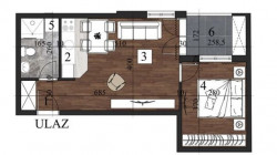 Prodajem Stan-Apartman, Grbavica, Novi Sad, €132.250