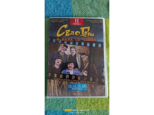 DVD SELO GORI A BABA SE CESLJA EPIZODE 13,14,15,16