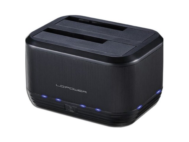HDD LC-DOCK -U3-III Dupli docking station za 2.5/3.5 SATA USB 3.0 LC-Power Kloniranje (alt. HDDU)