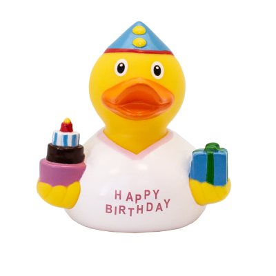 Lilalu Patkica - Rubber Duck, Birthday Girl Duck, 9 cm