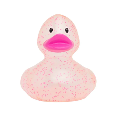 Lilalu Patkica - Rubber Duck, Confetti pink, 9 cm