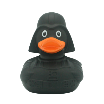 Lilalu Patkica - Rubber Duck, Black Star, 9 cm