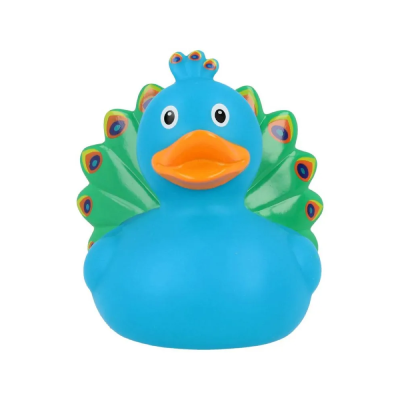 Lilalu Patkica - Rubber Duck, Peacock, 9 cm