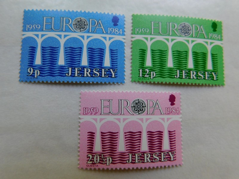 JERSEY EUROPA 1984 KOMPLET ČISTA SERIJA