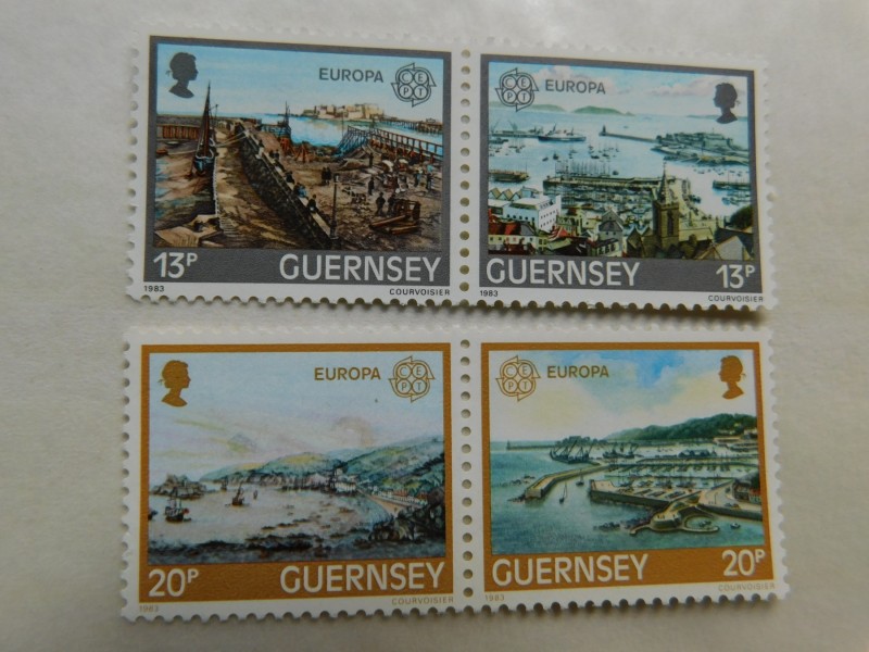 GUERNSEY EUROPA 1983 KOMPLET ČISTA SERIJA