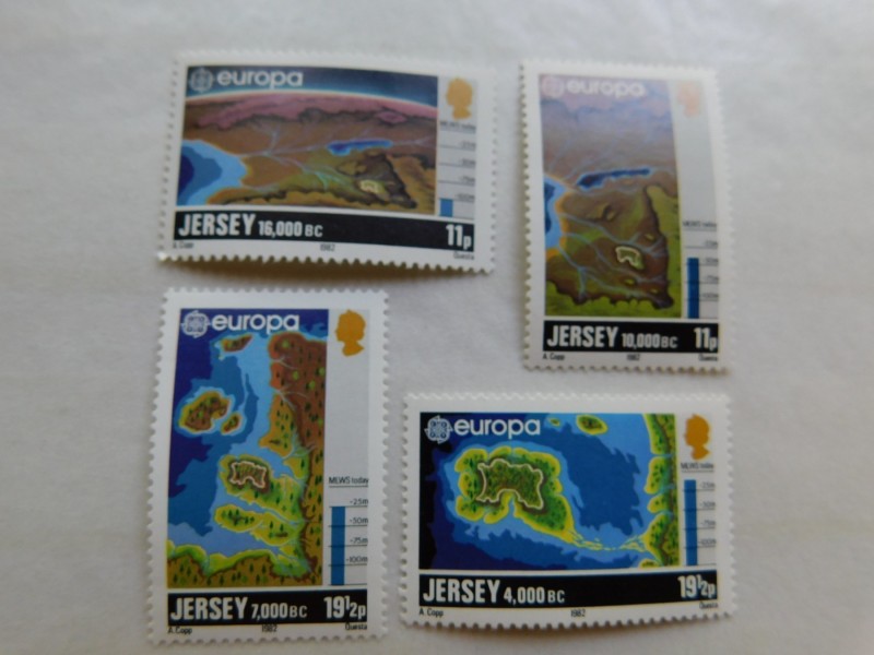 JERSEY EUROPA 1982 KOMPLET ČISTA SERIJA
