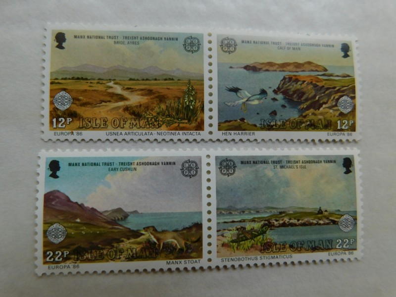 ISLE OF MAN EUROPA 1986 KOMPLET ČISTA SERIJA