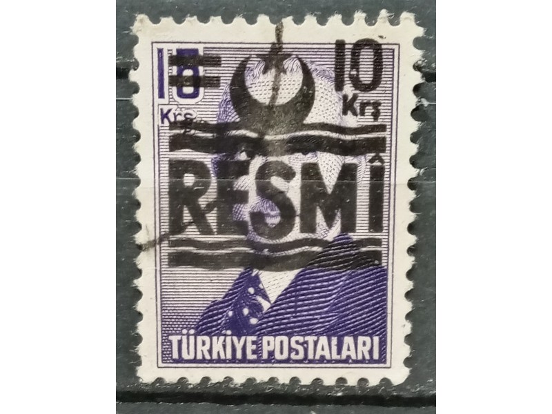 TURSKA 1955 - OFICIJELNA MARKA
