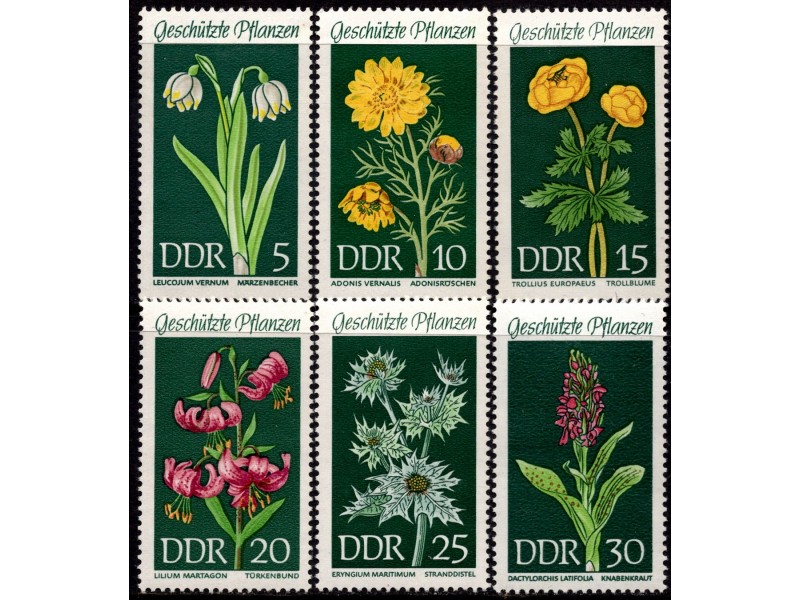 Nemačka DDR 1969. Flora