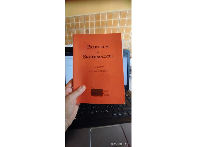Praktikum iz biotehnologije", eter RaspOR Smole MoŽINA