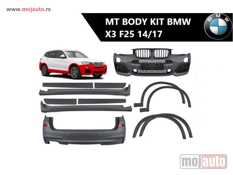 BMW X3 F25 MT body kit 14-17