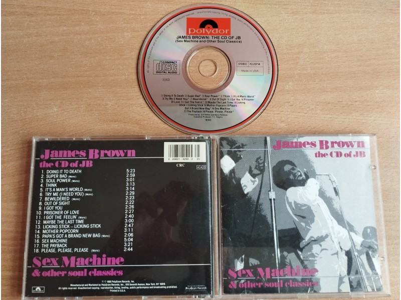 James Brown - The CD of JB (Sex Machine+Soul Classics)