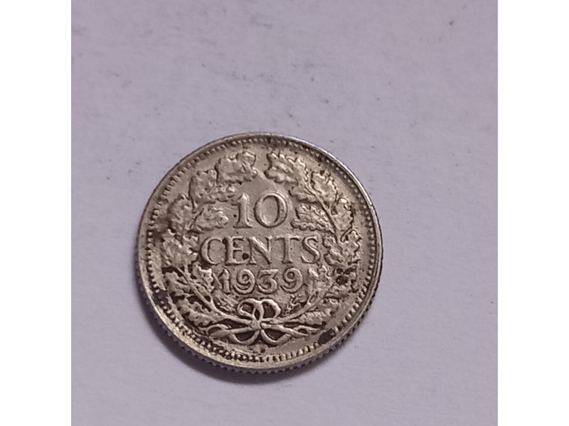 Srebrnjak 1 cents 1939godina Holandija