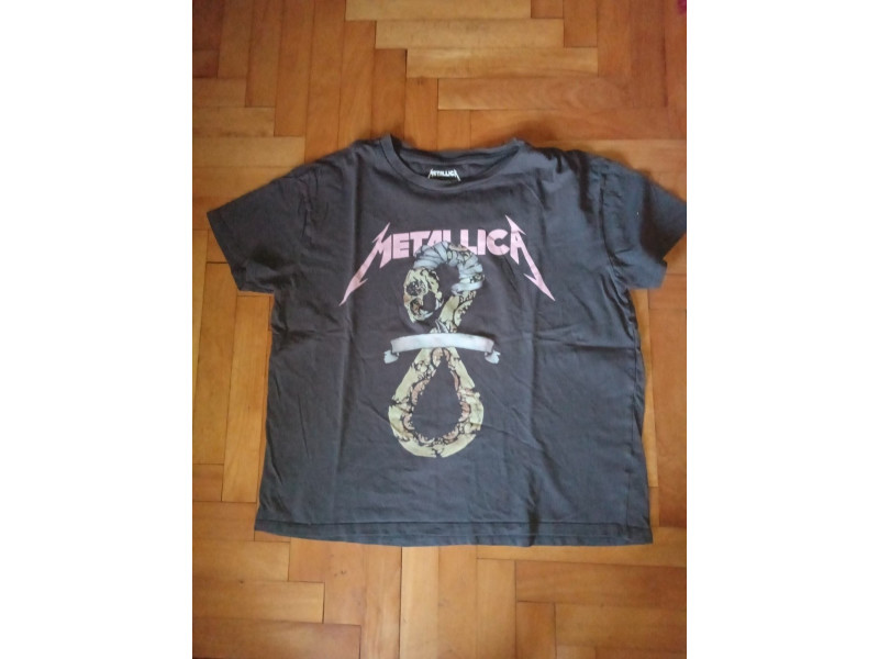 metallica graphic print bend majica