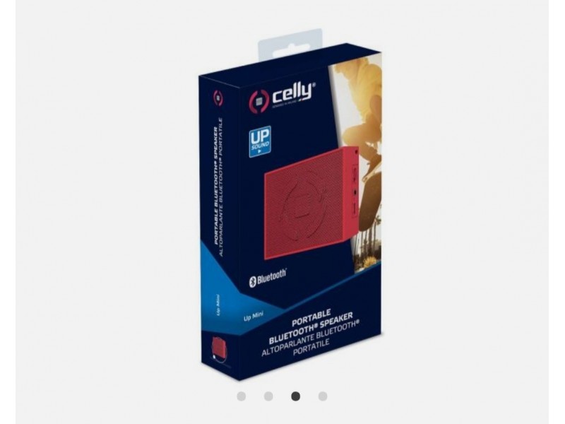 CELLY Bluetooth zvučnik UP MINI red NOVO
