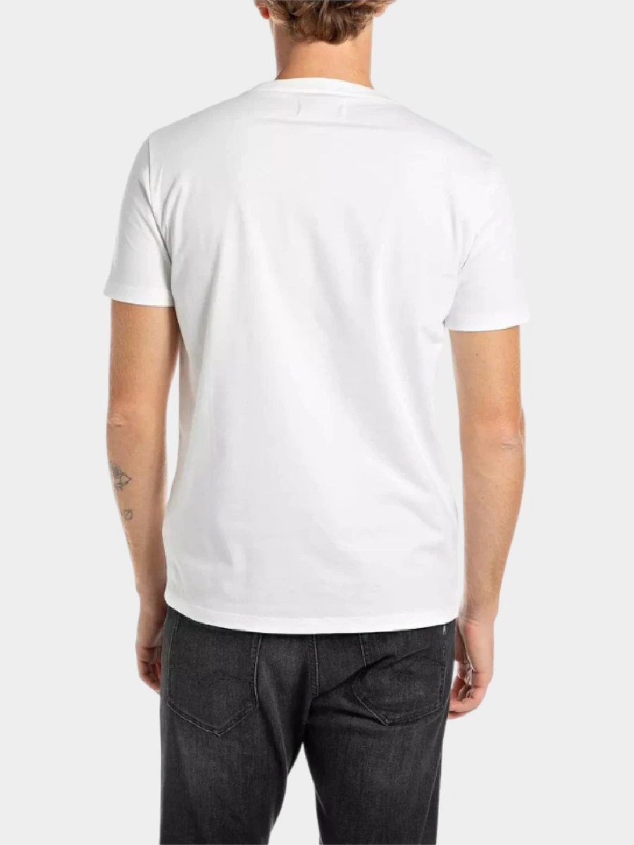 REPLAY MUŠKA MAJICA BELA RM6951 2660 001