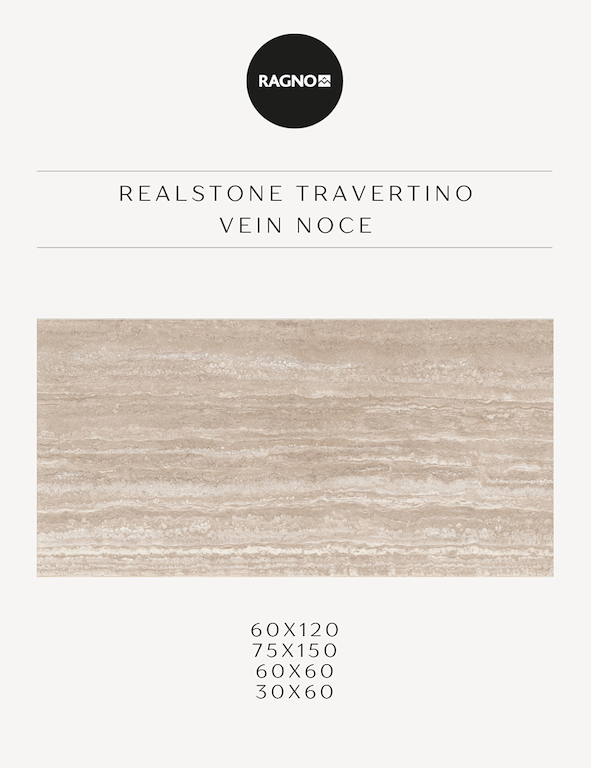 RAGNO REALSTONE TRAVERTINO VEIN NOCE