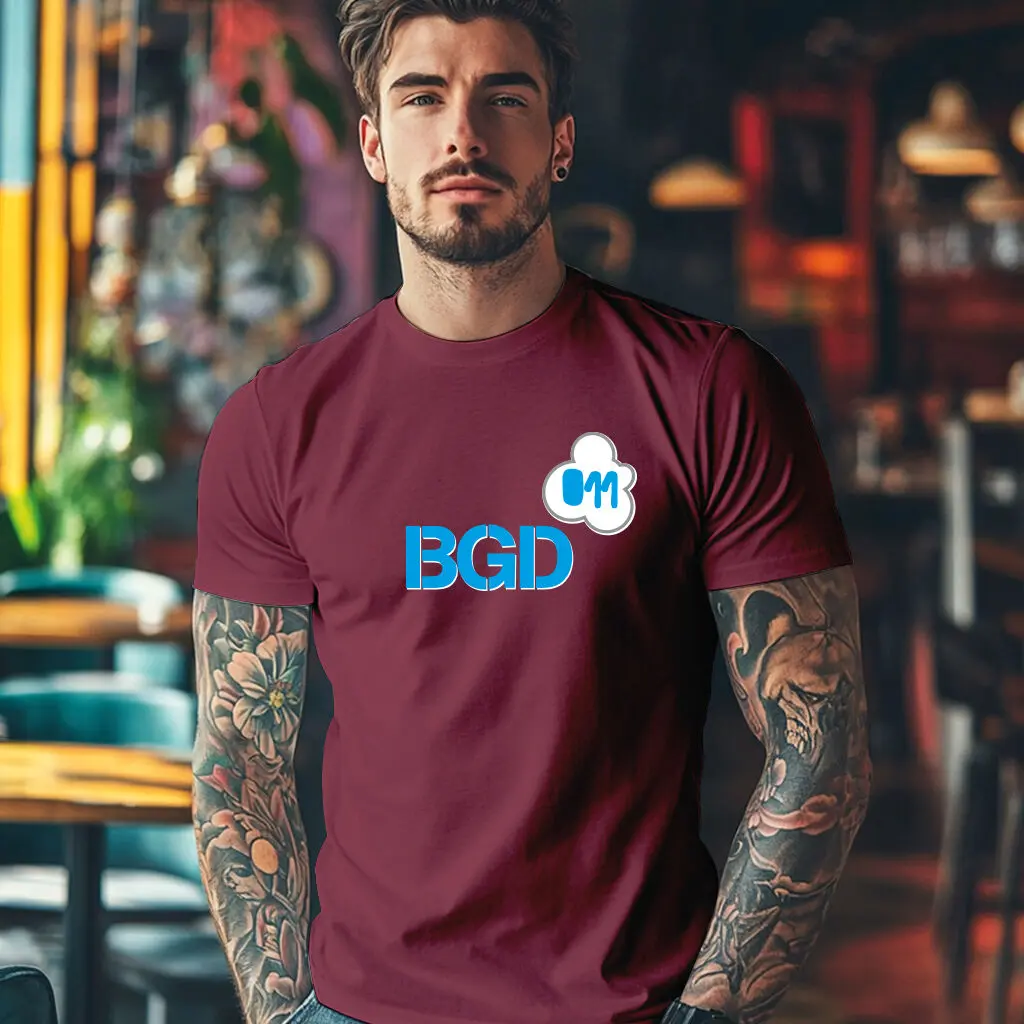 Camiseta Majica sa štampanim printom Cam 277, Muška, Bordo