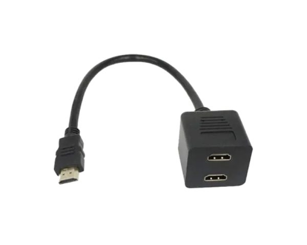FAST ASIA Adapter HDMI – HDMI M/2F (spliter) crni