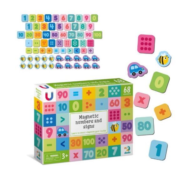MONTESORI SET SA MAGNETIMA BROJEVI 36 PCS