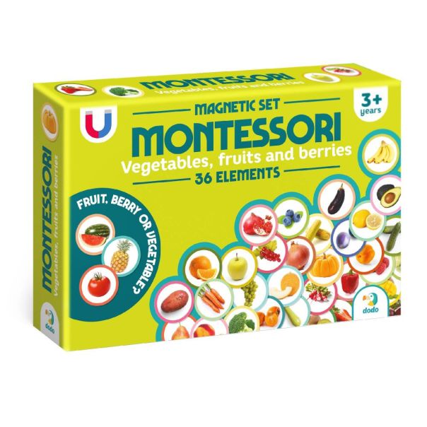 MONTESORI SET SA MAGNETIMA VOCE I POVRCE 36 PCS