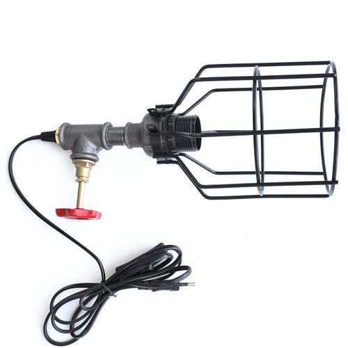 Pp116 Crna i Srebrna Stočna Lampa