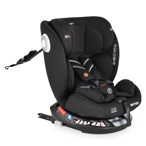 Moni auto sedište Nitro Black 0-36kg