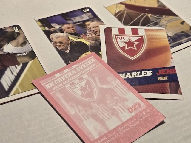 Sličice KK Crvena Zvezda košarka Kreni sa Zvezdom