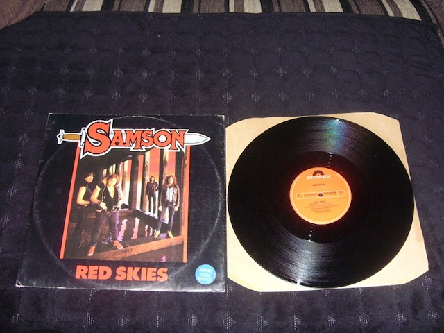 Samson – Red Skies 12` Maxi Polydor UK 1983. Vg/ex-