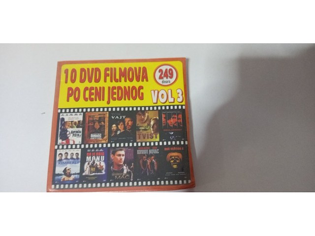 10 DVD Filmova Po Ceni Jednog Volume