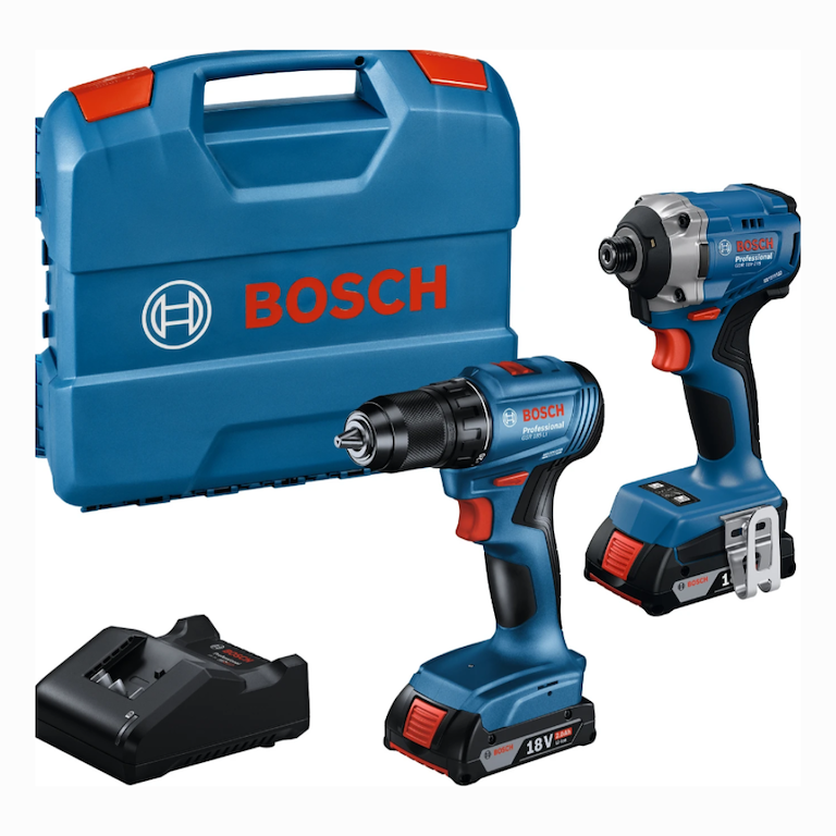 Bosch akumulatorski set GDX 18V-285 + GSR 185-LI (06019N2123)