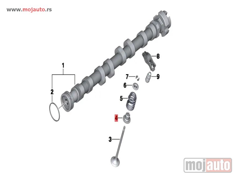 Set gumica ventila PEUGEOT 1.4-1.6 VTI THP 207 308 508 3008