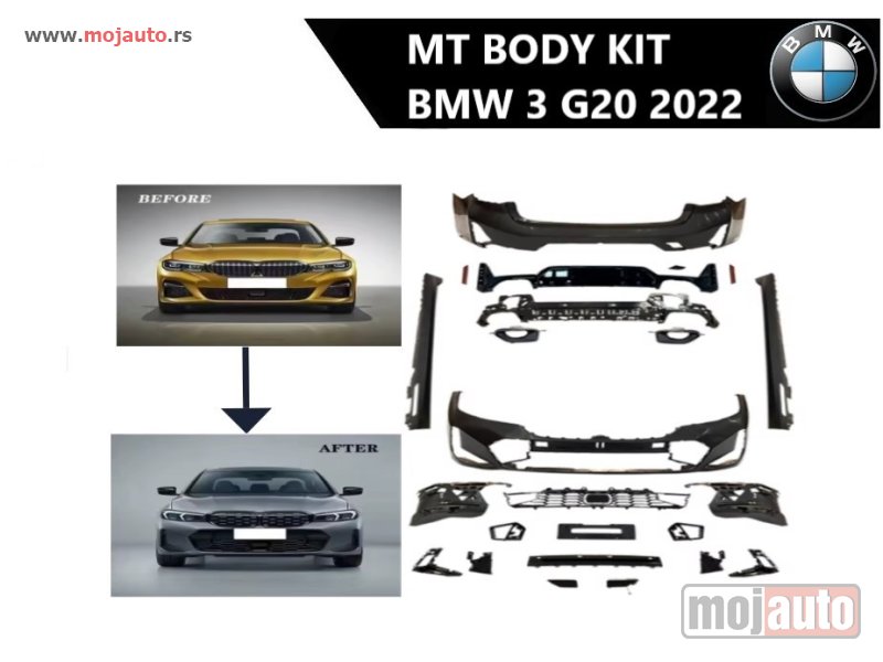 BMW 3 G20 MT body kit 2022