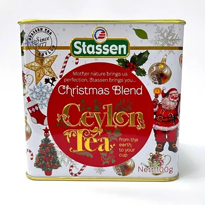 Stassen Stassen Christmas Blend Ceylon Tea – Božićna mešavina cejlonskog crnog čaja, 100g