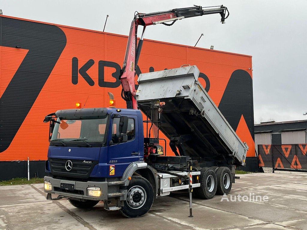 Mercedes-Benz Axor 2633 6x4 FASSI F110AK22 / BOX L=5040 mm kiper