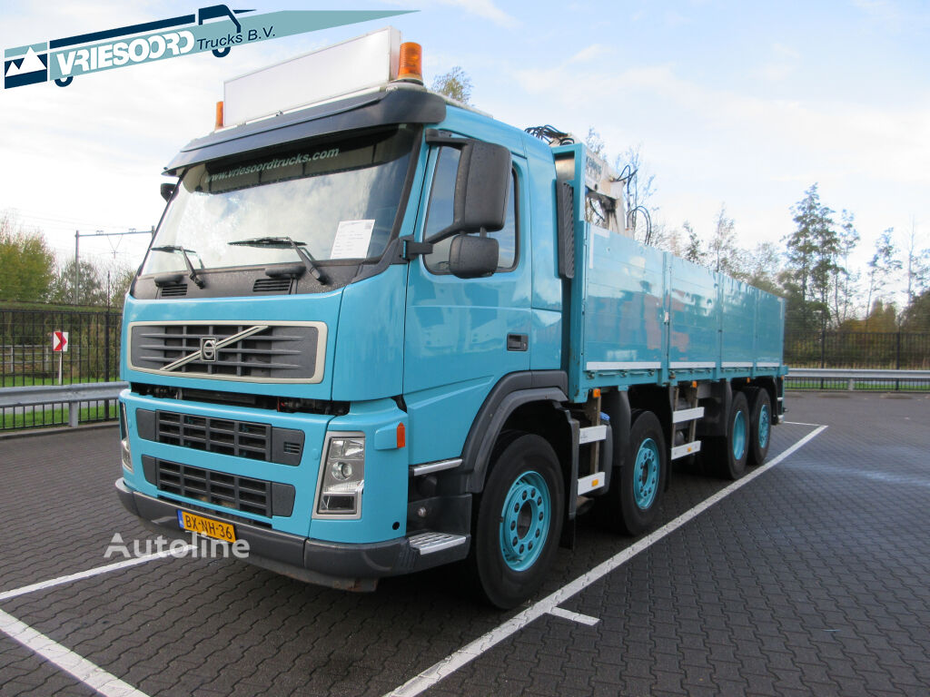 Volvo FM 380 8X2 INCLUSIEF KENNIS KRAAN 16 Meter kamion s ravnom platformom
