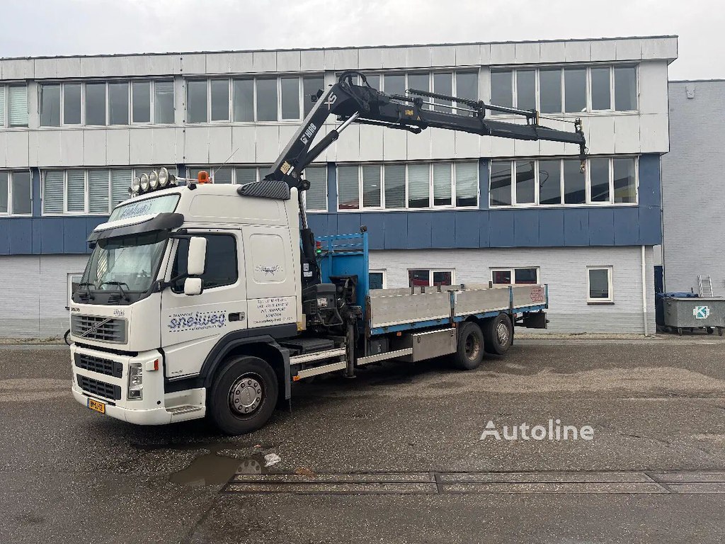 Volvo FM 9.340 6X2 EURO 5 HIAB 211 EP3 + REMOTE CONTROL kamion s ravnom platformom