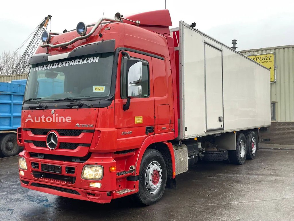 Mercedes-Benz Actros 2548 MP3 V6 Box Truck 6x2 Airco Good Condition kamion furgon