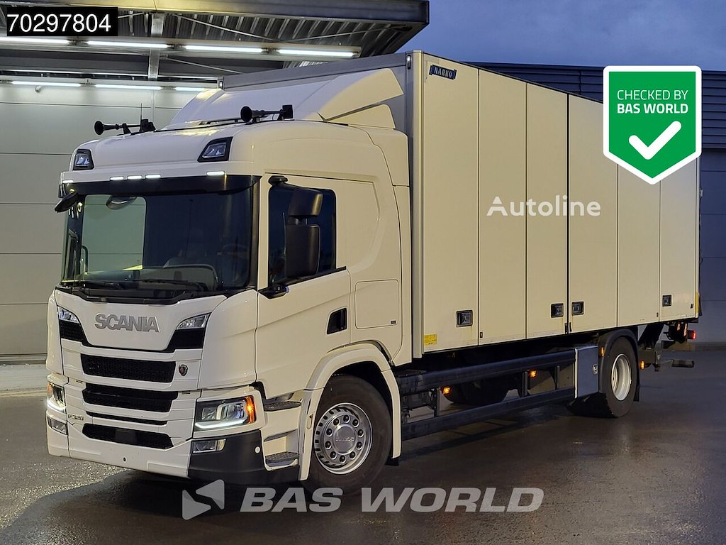 Scania P320 P 4X2 18tonner 2000kg Ladebordwand Automatic Navi LED Euro kamion furgon