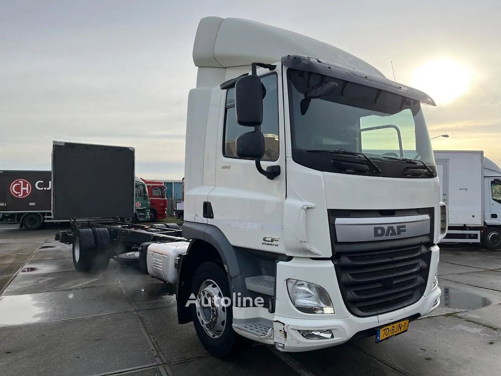 DAF CF 260 CF 260 FA CHASSIS CABINE EURO 6 kamion šasija
