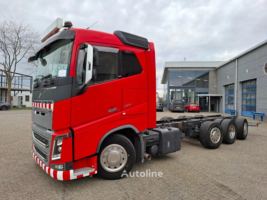 Volvo FH16-750 / VEB+ / ONLY:349761 KM / 9TON FRONT AXLE / INLINER / T kamion šasija