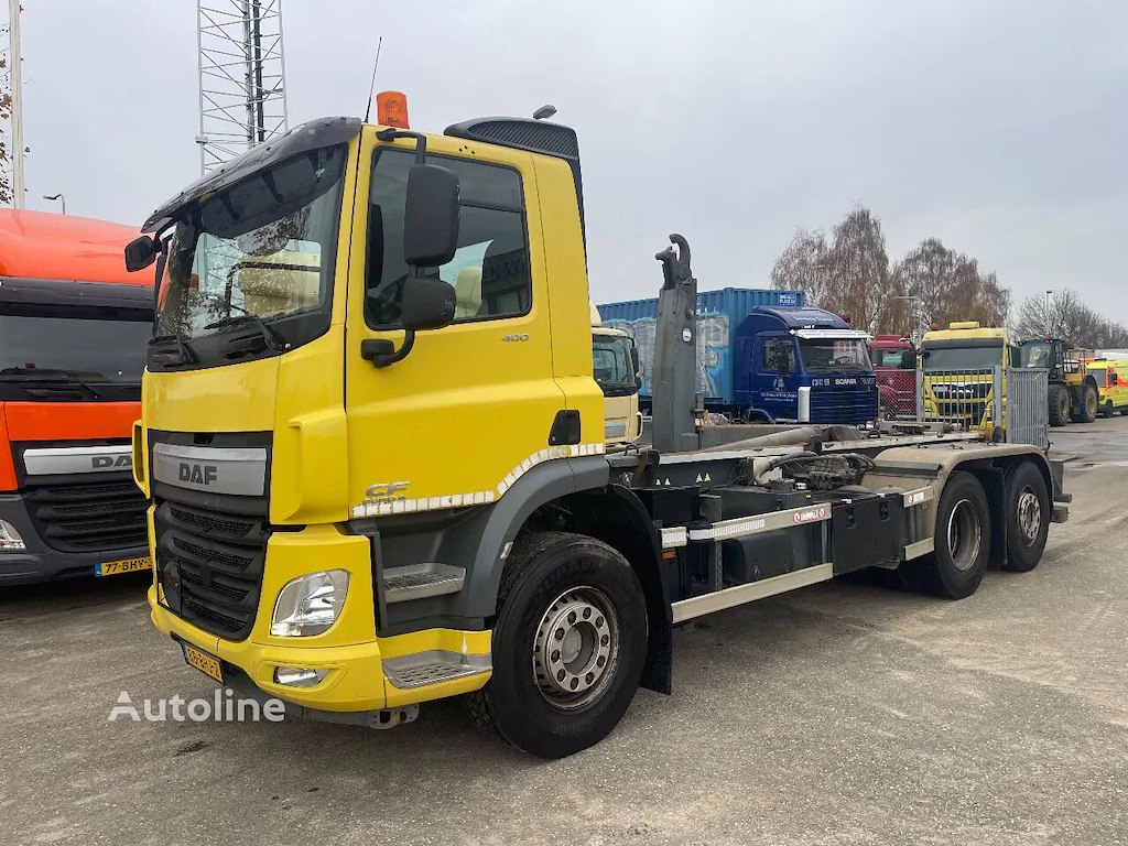 DAF CF 400 VDL haaksysteem 26 T 6x2 stuuras EURO 6 ! kamion rol kiper