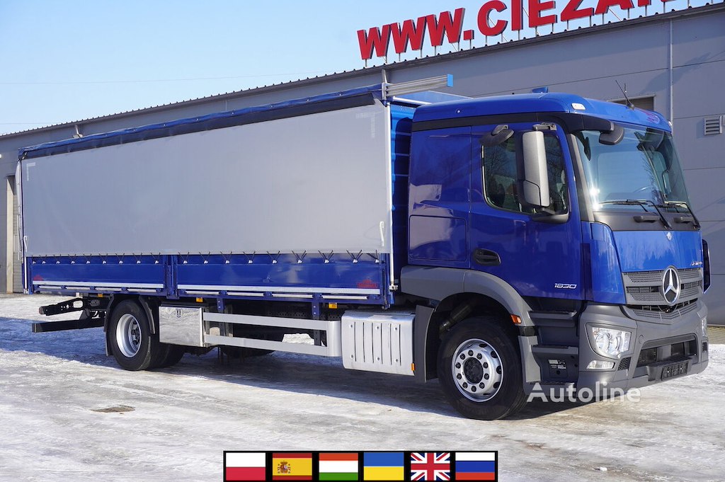 Mercedes-Benz Actros 1830 4x2 E6 / Curtainsider 18 EPAL / Sleeper cab kamion sa klizna zavesa cerada