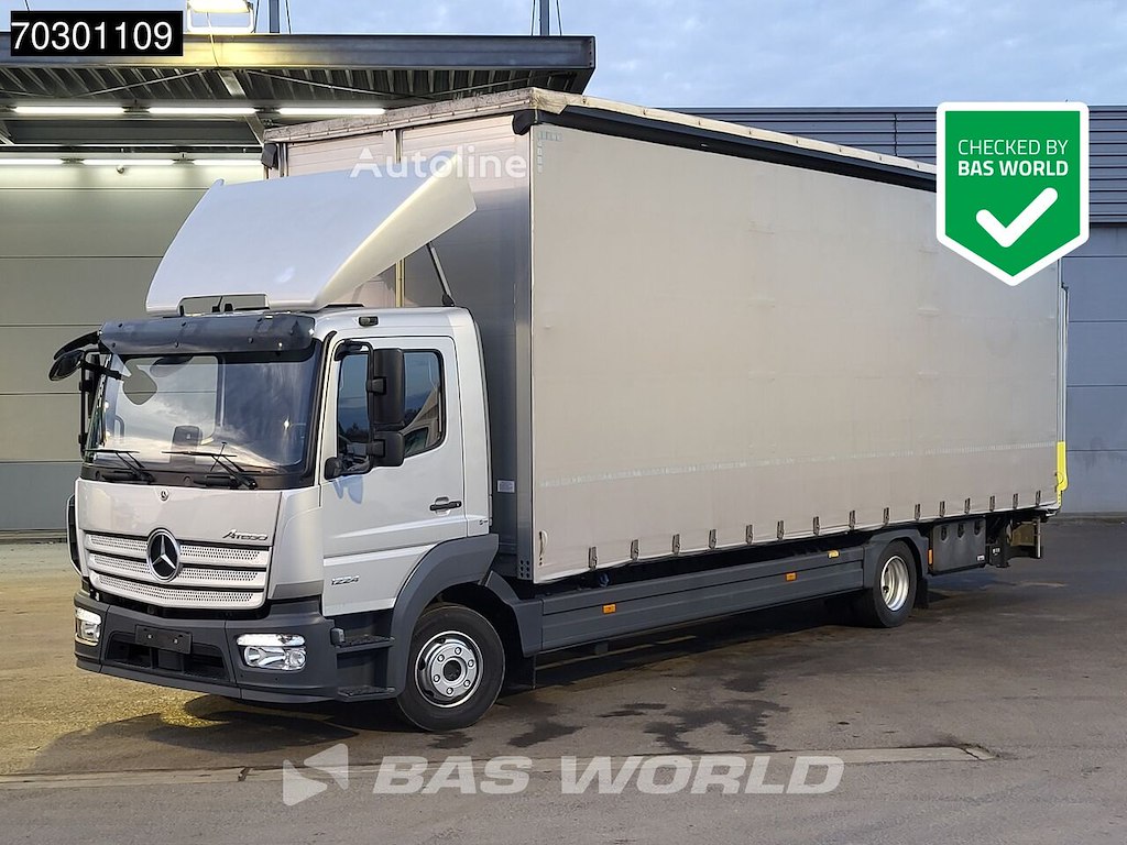Mercedes-Benz Atego 1224 4X2 280cm height curtainsider 1500kg Tailgate Automat kamion sa klizna zavesa cerada