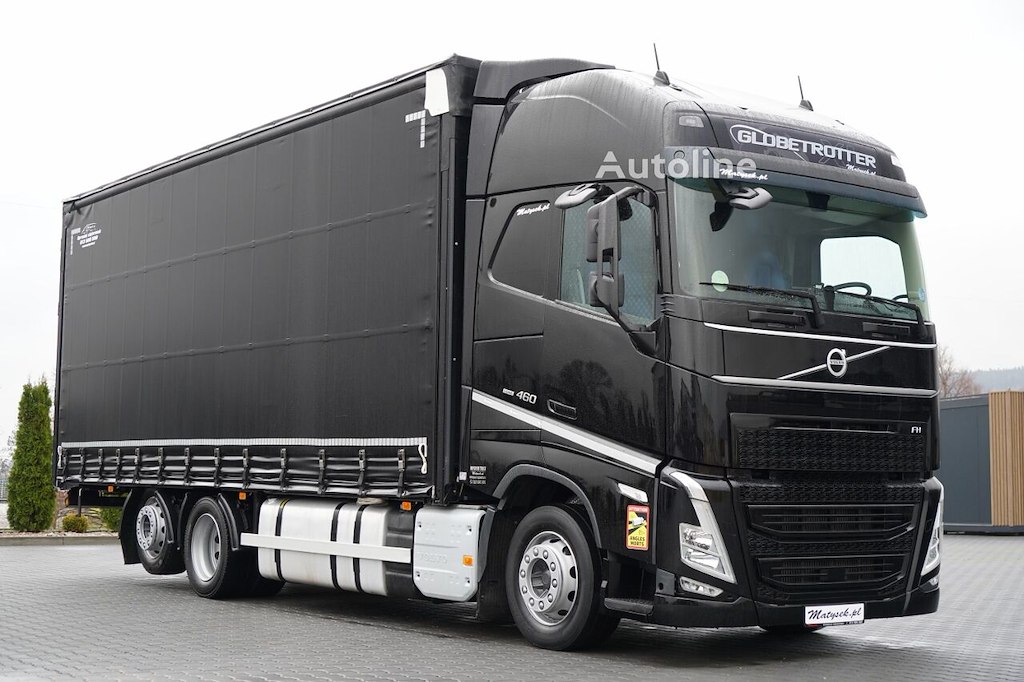 Volvo FH 460 / 6x2 / FIRANKA- 7,7 m / DACH PODNOSZONY / I-SAVE / KLIM kamion sa klizna zavesa cerada
