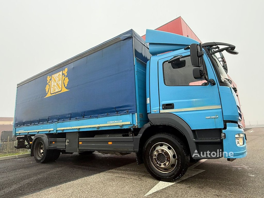 Mercedes-Benz Atego 1530 Stake body ramp klima kamion sa klizna zavesa cerada