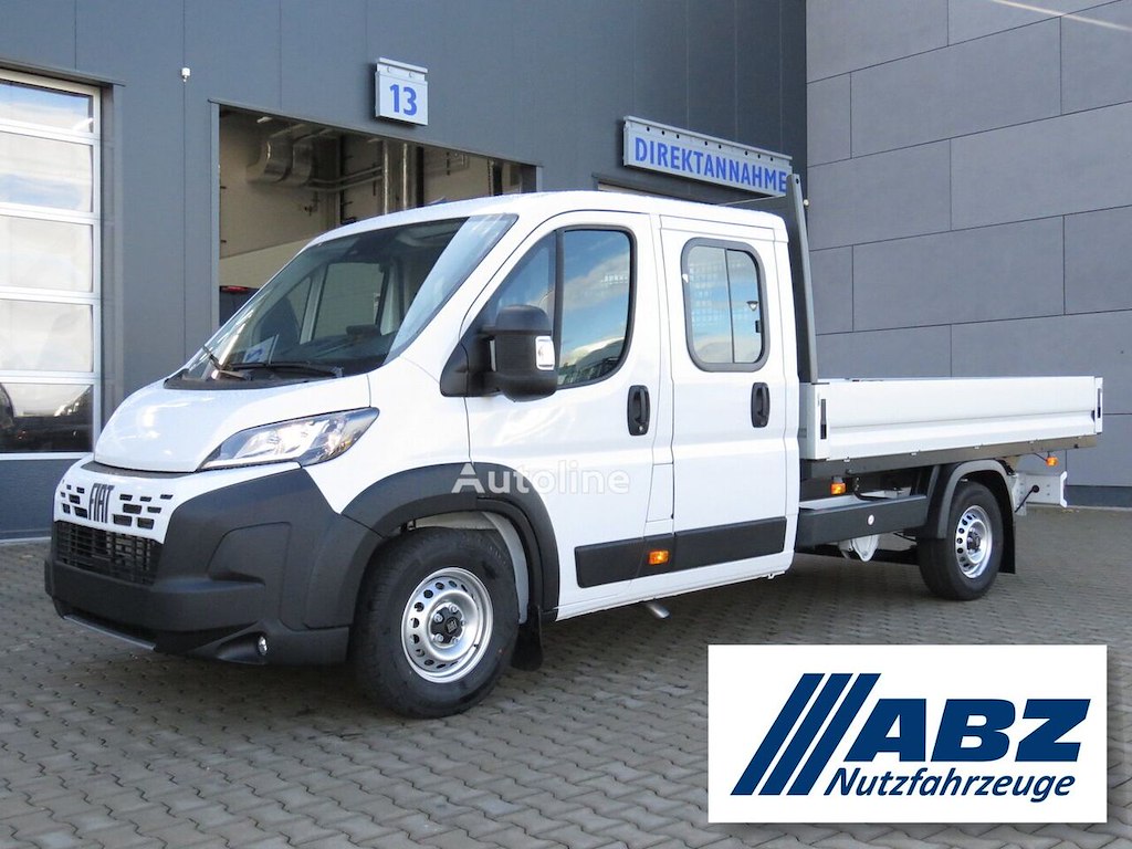 Novi Fiat Ducato Maxi 35 Doka L4 140 / AHK + 10-Zoll-Navi kamion s ravnom platformom < 3.5t